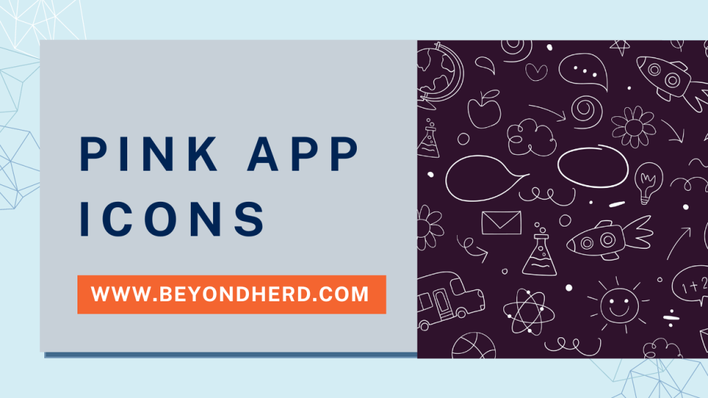 Pink App Icons (iPhone & IPad) 2024